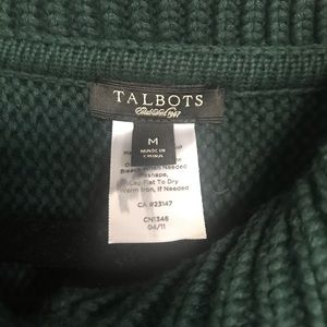 Talbots | Sweaters | Talbots Emerald Green Knot Cardigan | Poshmark